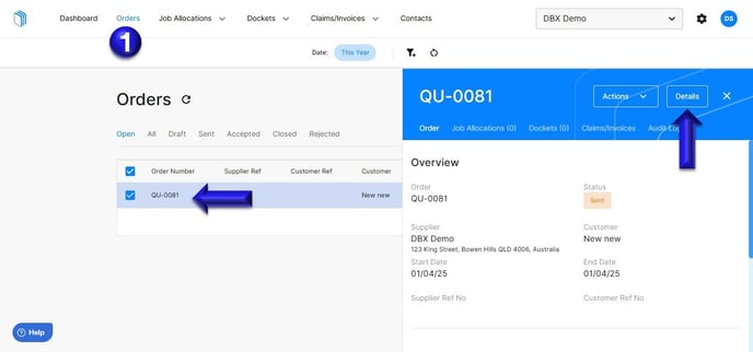 How to Edit a Order - Items/Resources - Web View